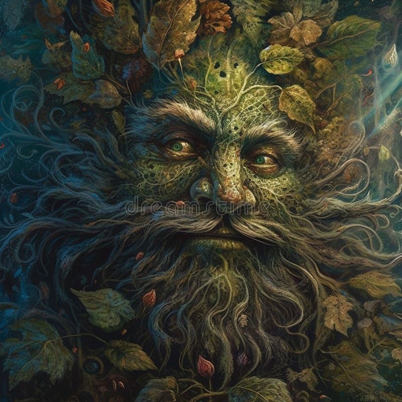 AI-generated Illustration of an Anthropomorphic Figure Composed of ...