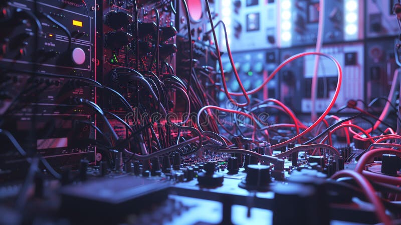 AI Generated Illustration of an Assortment of Various Electrical Cables ...