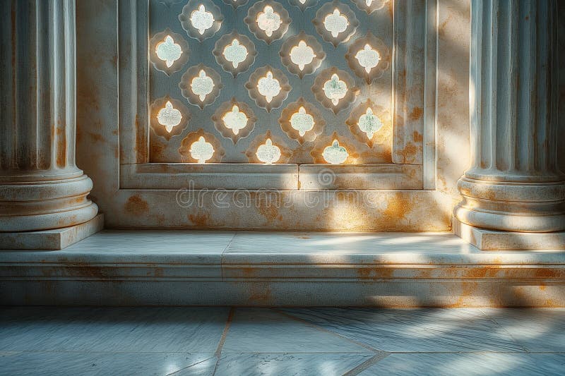 A Very Nice Looking Building with Some Pretty Windows in it Stock Image ...