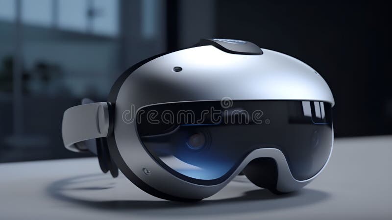 AI Generated Illustration of Augmented Reality Goggles, Virtual Reality ...