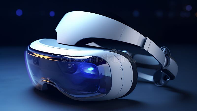 AI Generated Illustration of Augmented Reality Goggles, Virtual Reality ...