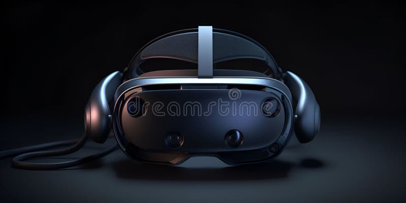 AI Generated Illustration of Augmented Reality Goggles, Virtual Reality ...