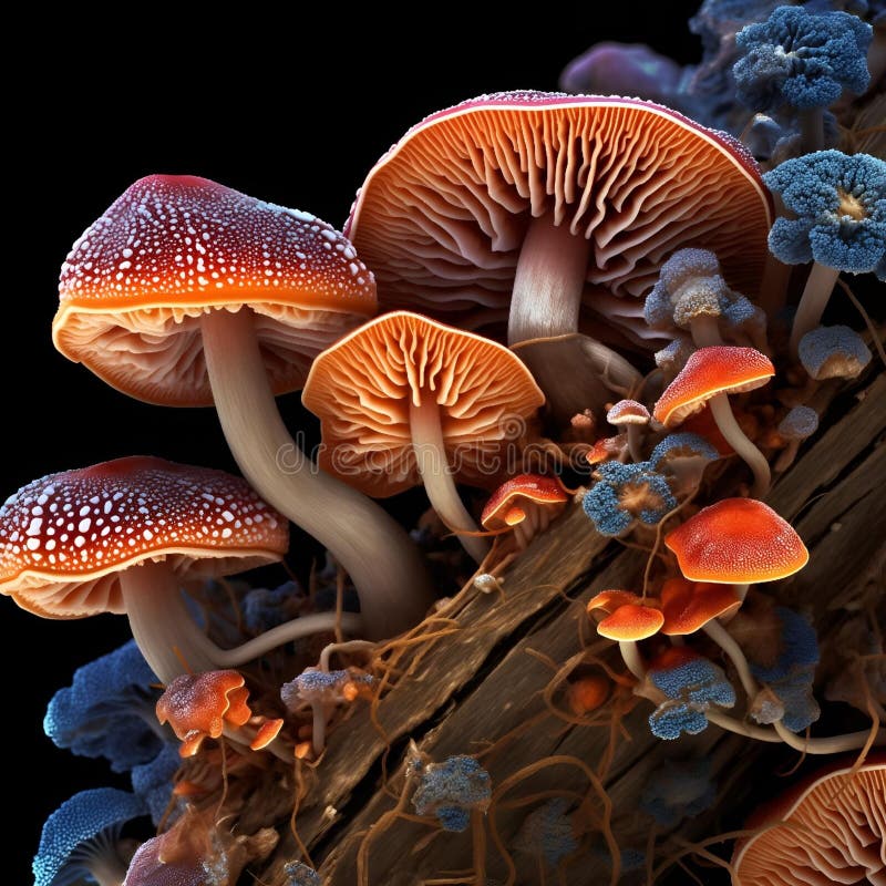 AI-generated Illustration of a Beautiful Array of Brightly Colored ...