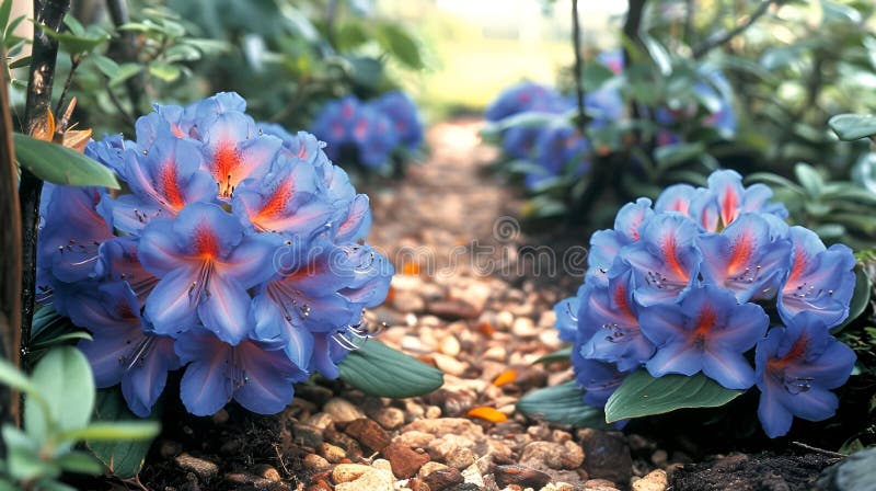 AI Generated Illustration of a Beautiful Assortment of Vibrant Blue ...