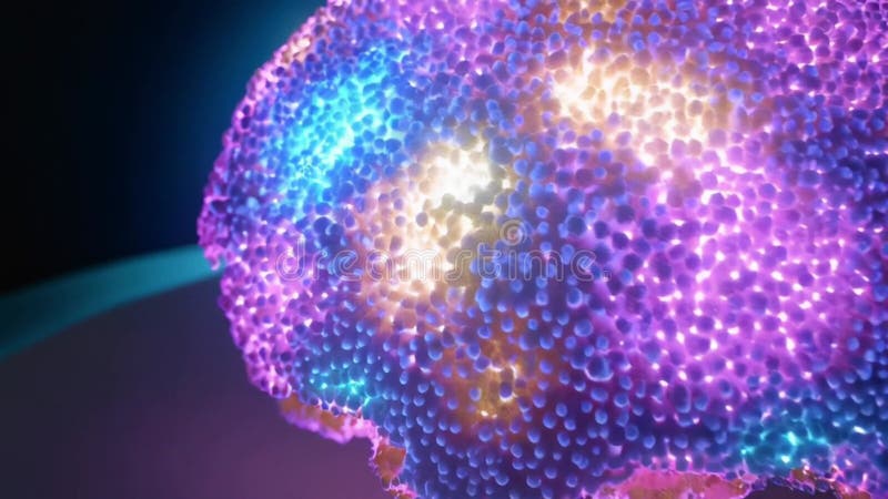 Ai-generated Illustration of Brain Neural Connections with Colorful ...