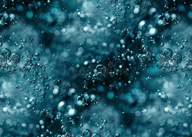 Bubbles are Seen on the Surface of Water in this Image Stock Image ...