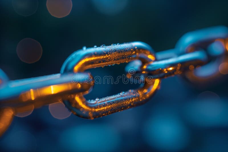 There is a Chain that Has Been Attached To it with the Light on Stock ...