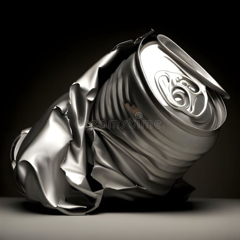 Crushed Can Illustration Stock Illustrations – 823 Crushed Can ...