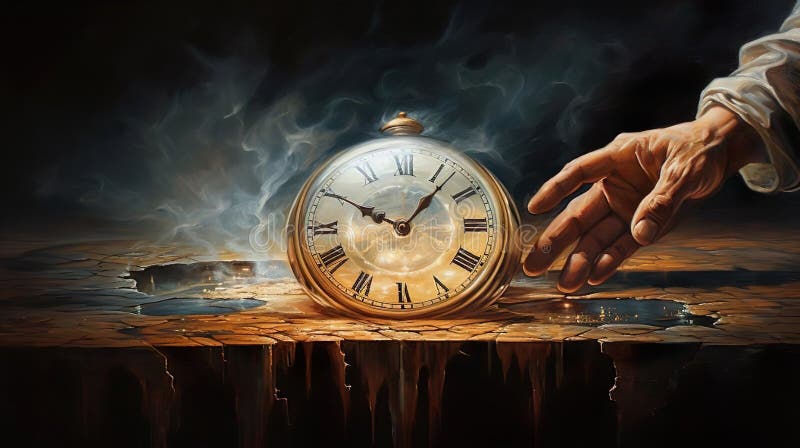 AI Generated Illustration of a Close-up of a Human Hand Resting on a ...