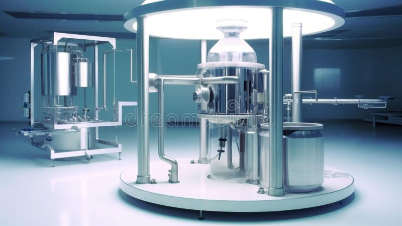 AI Generated Illustration of a Close-up of a Large Scale Flash ...