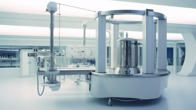 AI Generated Illustration of a Close-up of a Large Scale Flash ...