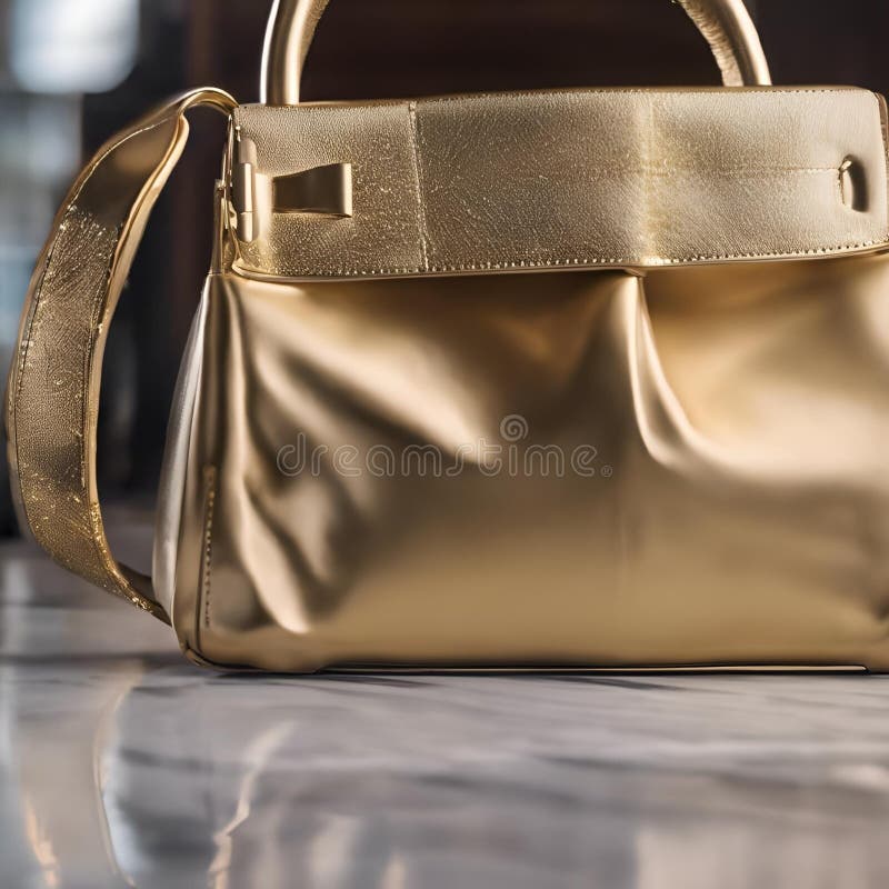 AI Generated Illustration of a Close-up of Purse on Table Stock ...