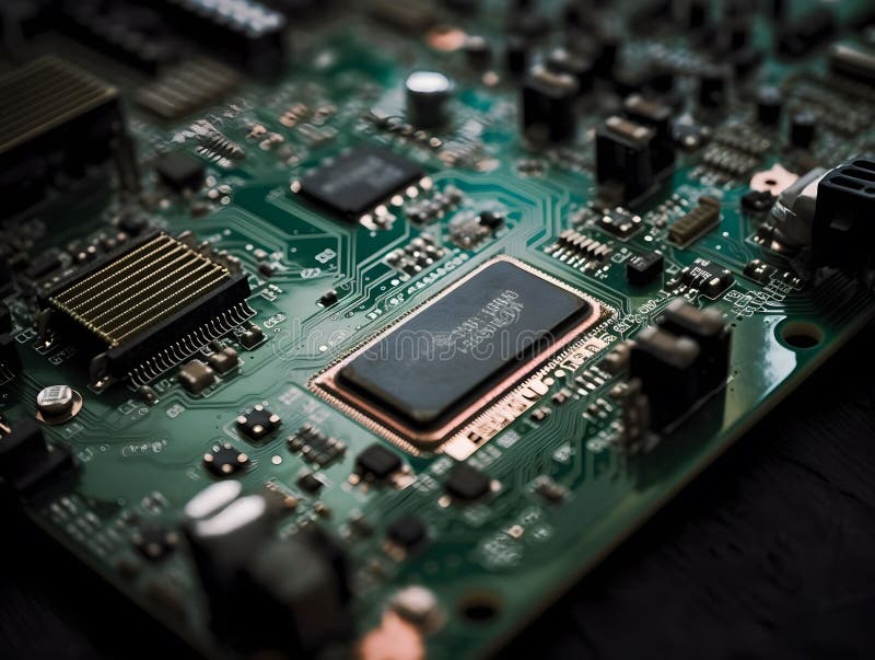 AI Generated Illustration of a Close Up of Various Electronic Device ...