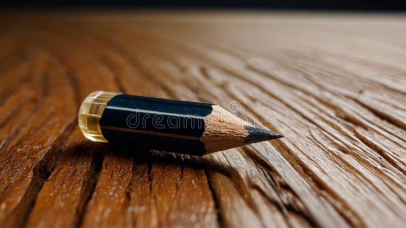 AI Generated Illustration of a Closeup of a Pencil Stock Illustration ...