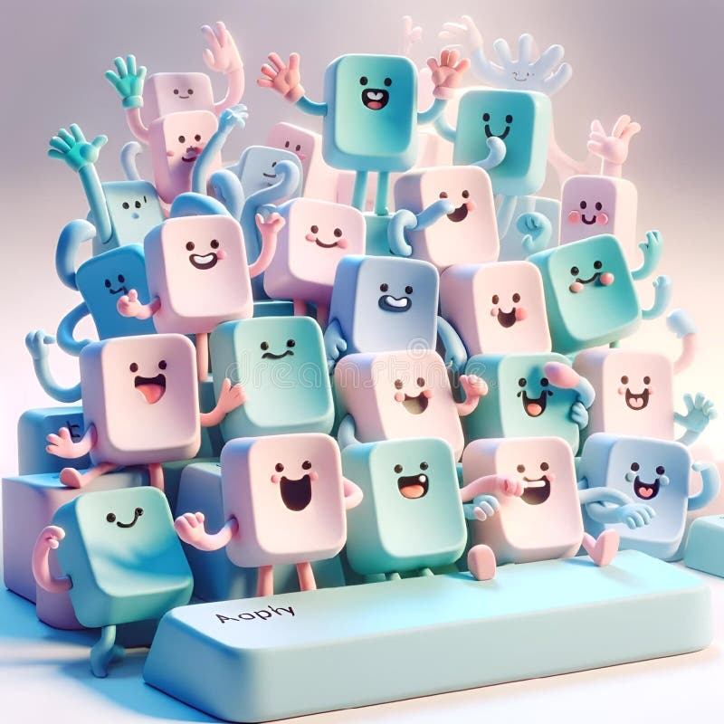 Computer Key Figurines Stock Illustrations – 15 Computer Key Figurines ...