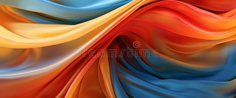 Colorful and Dynamic Abstract Background with Silk Pattern Stock ...