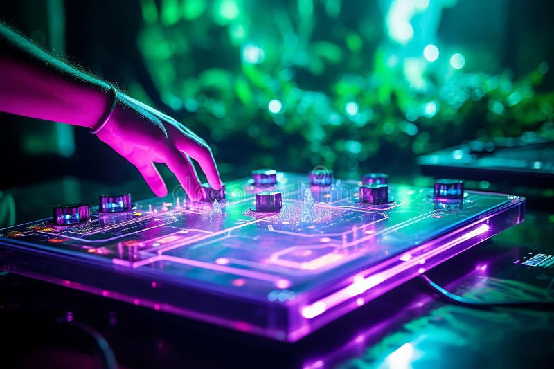 AI Generated Illustration of a 3D Illustrated Map of a Grassy Stock ...