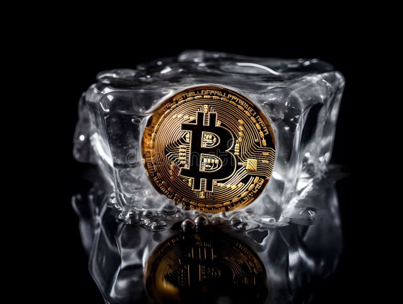 AI-generated Illustration of a 3D Rendering of a Bitcoin Logo Coin ...