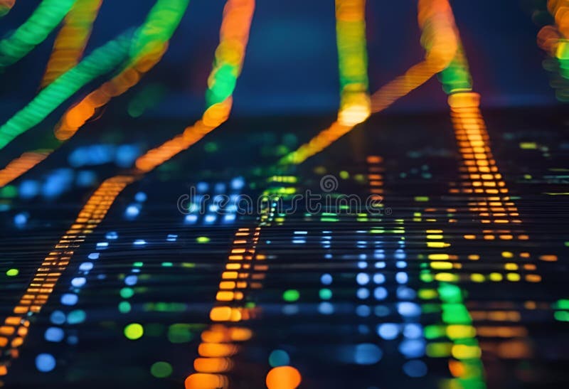 AI-generated Illustration of a Dazzling Array of Colors and Shapes in ...