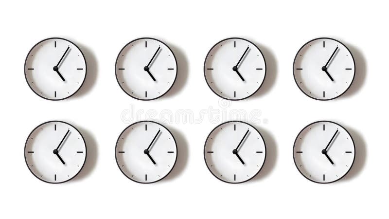 AI Generated Illustration Design of Analog Animation Wall Clocks ...