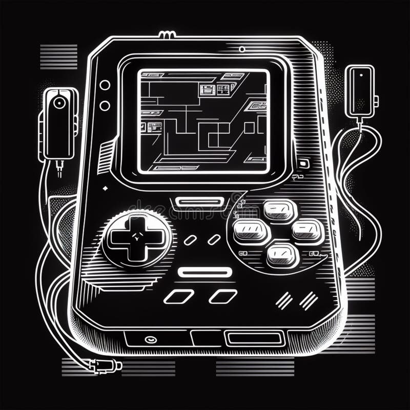 An AI Generated Illustration of a Digital Technology Device Stock ...