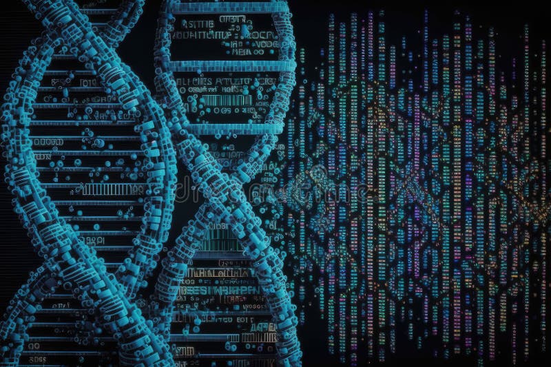 AI generated illustration stock illustration. Illustration of biology ...