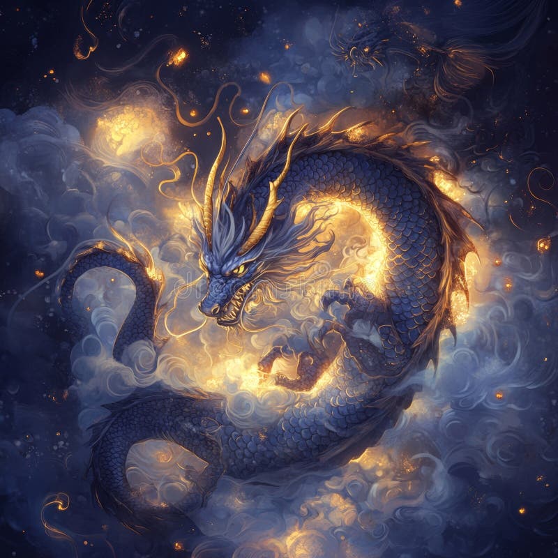 AI Generated Illustration of a Flaming Bull S Head on Black Backdrop ...