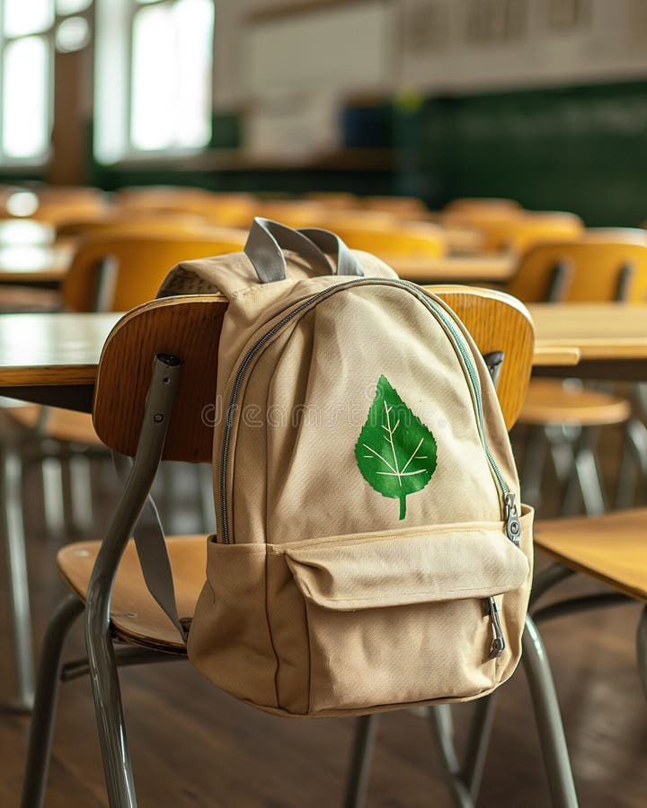 AI Generated Illustration of an Eco-friendly Backpack Made from ...