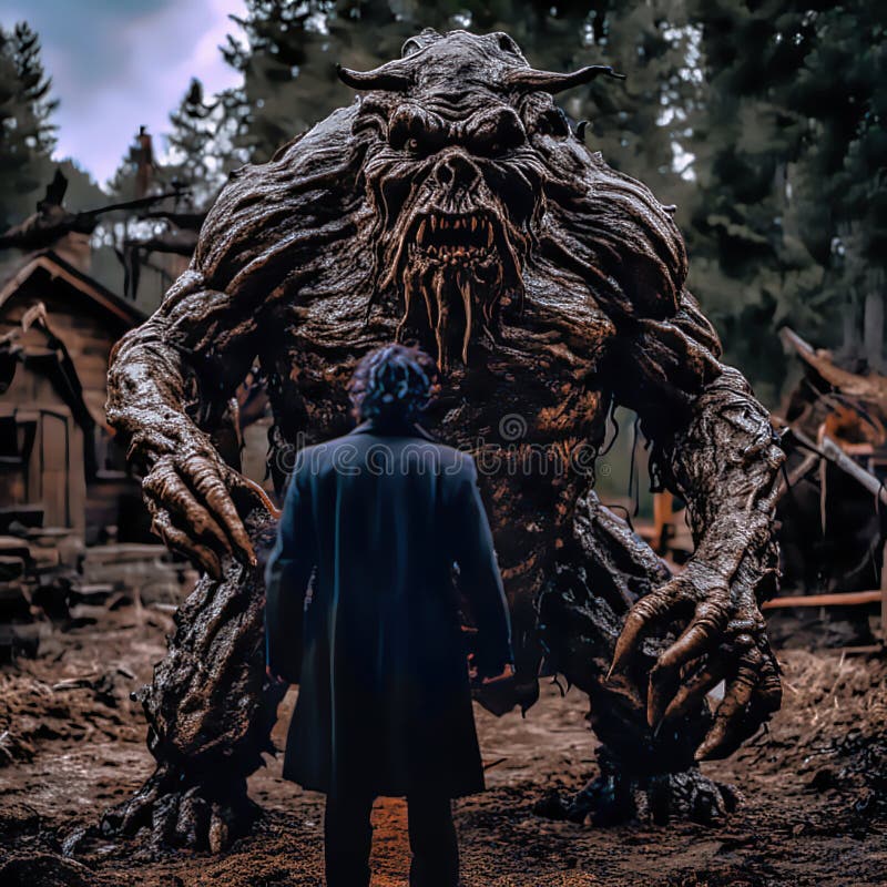 AI Generated Illustration of Encounters with the Ancient Monster from ...