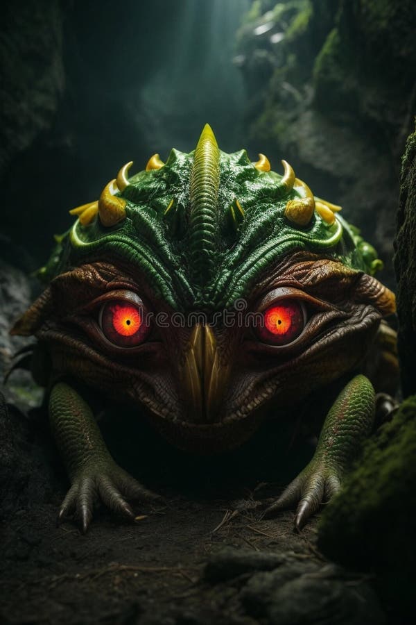 AI Generated Illustration of a Fantastical Weird Creature with a Unique ...