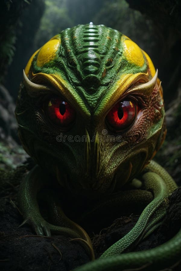 AI Generated Illustration of a Fantastical Weird Creature with a Unique ...