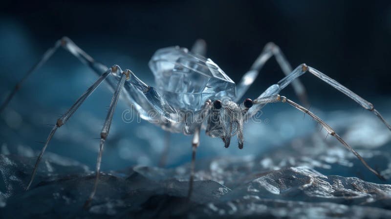 AI Generated Illustration of a Fictitious Spider with Large Eyes ...