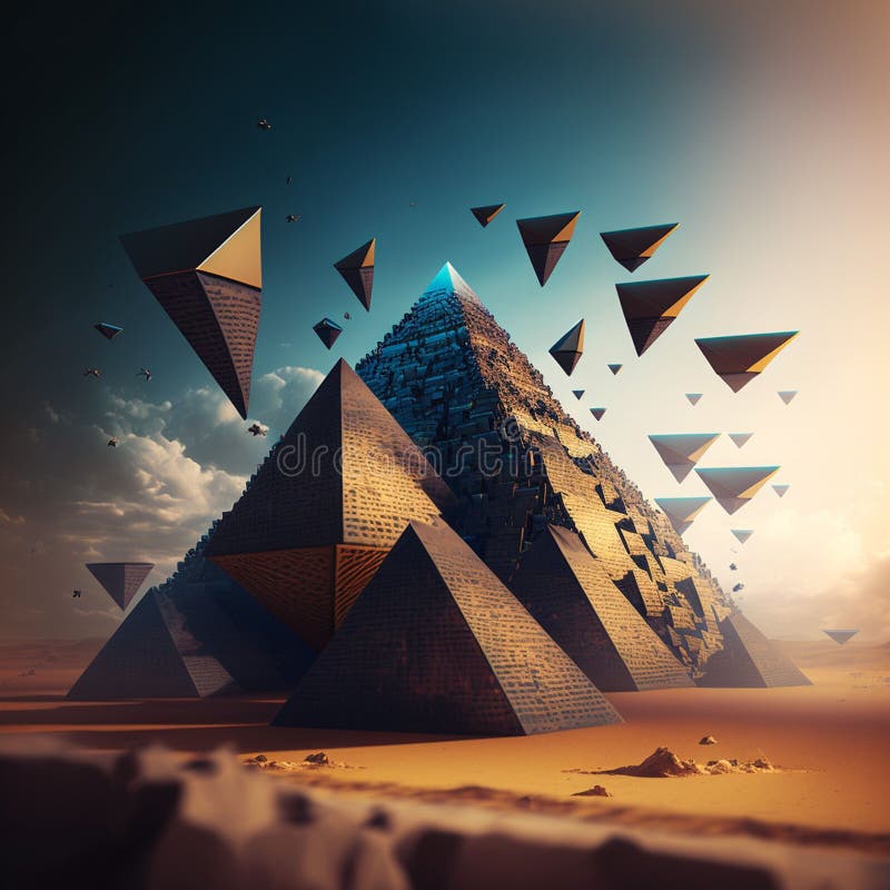 Realistic Pyramids Stock Illustrations – 187 Realistic Pyramids Stock ...