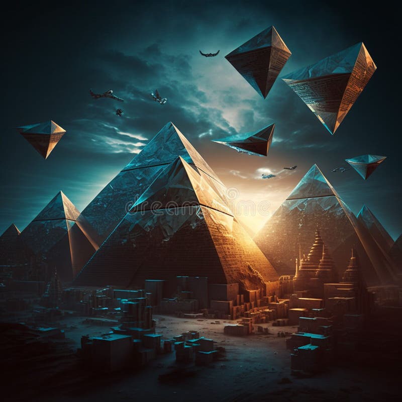 Realistic Pyramids Stock Illustrations – 187 Realistic Pyramids Stock ...