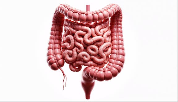 AI Generated Illustration of the Human Digestive System Stock Image ...