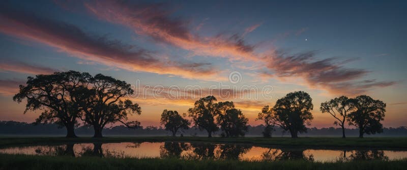 AI Generated Illustration of a Hyper-realistic Forest Scene with a ...