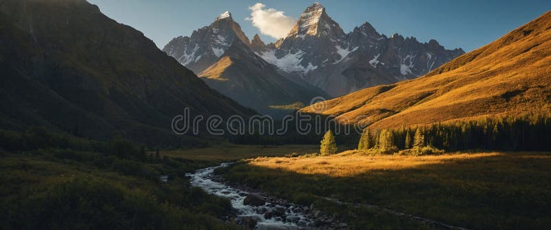 AI Generated Illustration of a Hyper-realistic Photograph of a Scenic ...