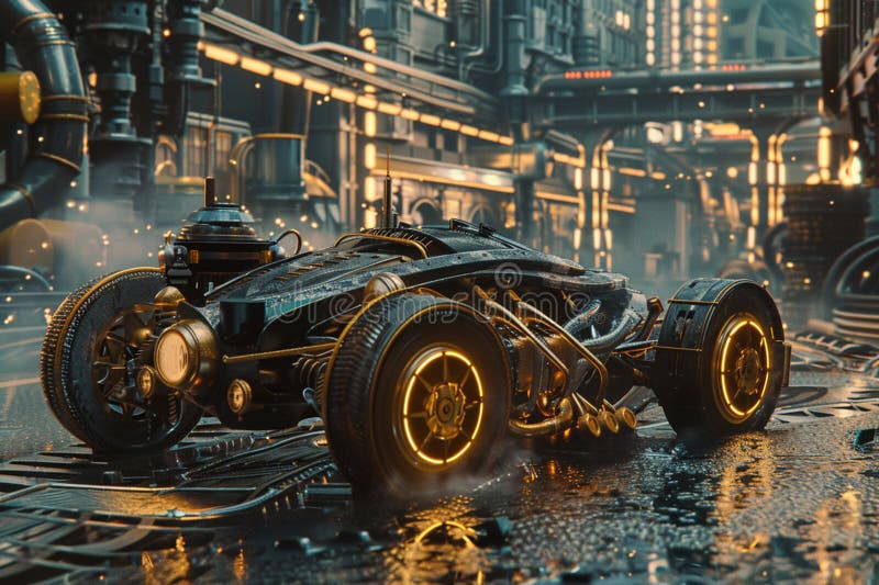 AI Generated Illustration of an Iconic a Modern Mobile Stock Photo ...