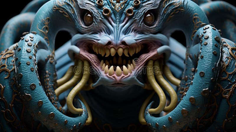 AI Generated Illustration of an Illustration of a Unique Creature with ...