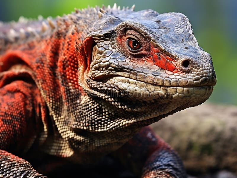 Comodo Dragon stock illustration. Illustration of comodo - 294979401