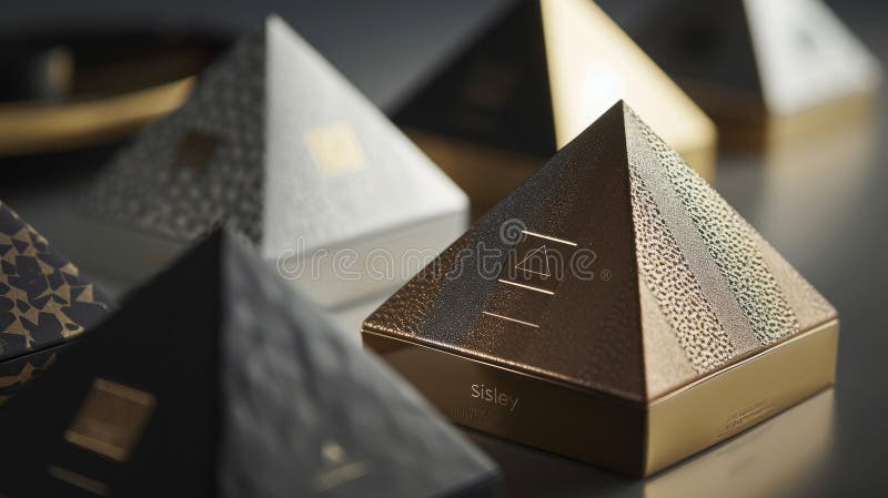 Pyramids Containing Different Types and Colors are Shown in this Image ...