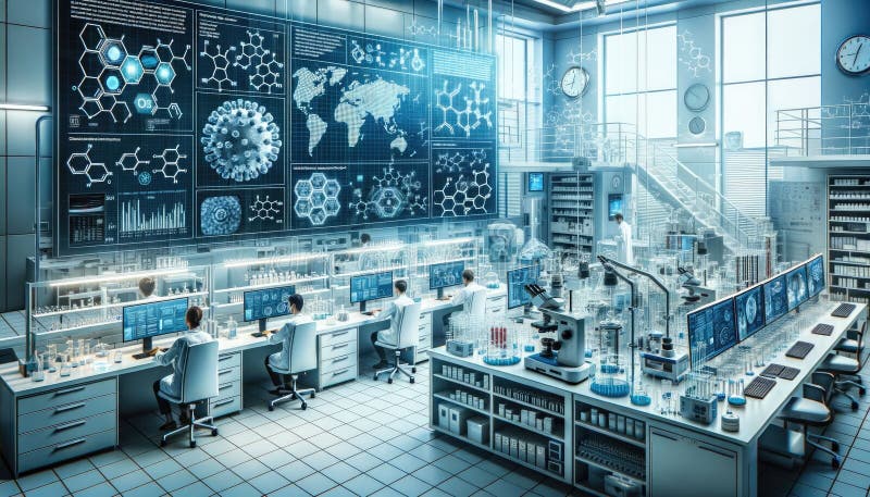 An Image of a Science Lab that is Very Nice and Clean Stock ...