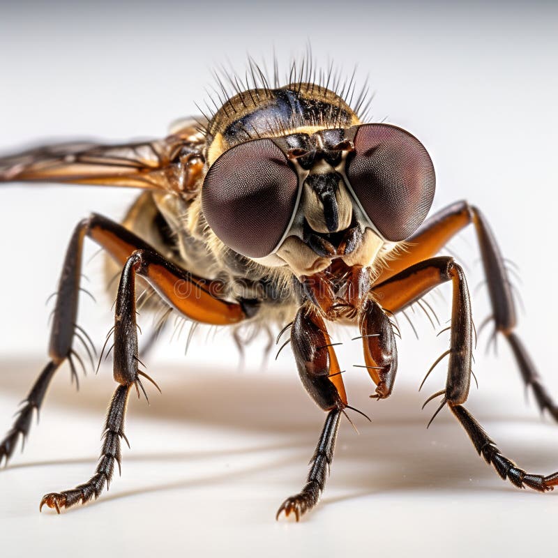 Robber Fly stock illustration. Illustration of majestic - 294982887