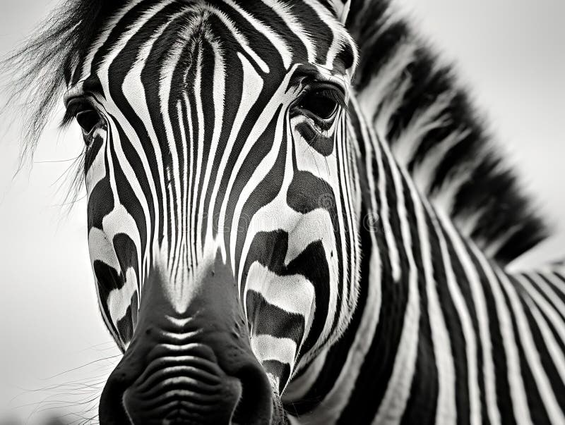 Zebra stock illustration. Illustration of unique, mohawk - 294989260
