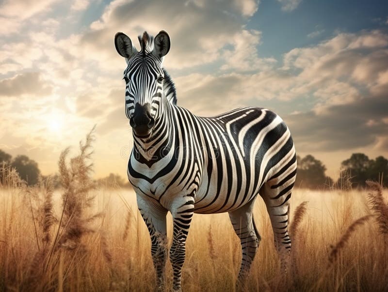 Zebra stock illustration. Illustration of green, imagine - 294978240