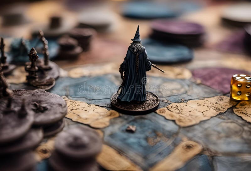 AI Generated Illustration of an Imaginary Tabletop Game Stock ...