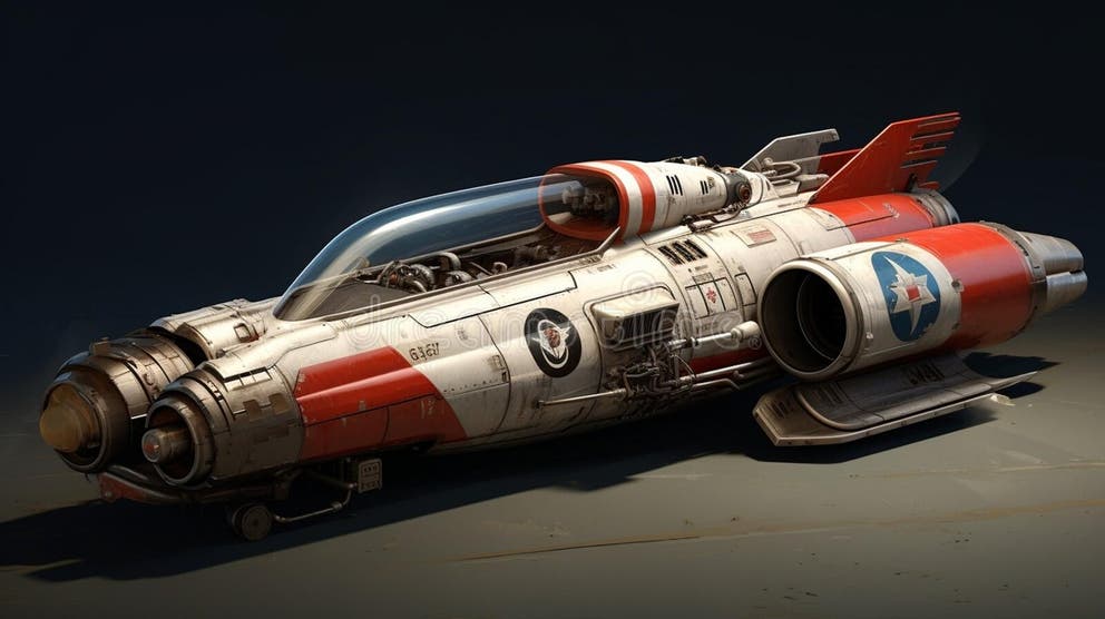 AI Generated Illustration of an Indy 500 Car with a Rocket Booster on ...