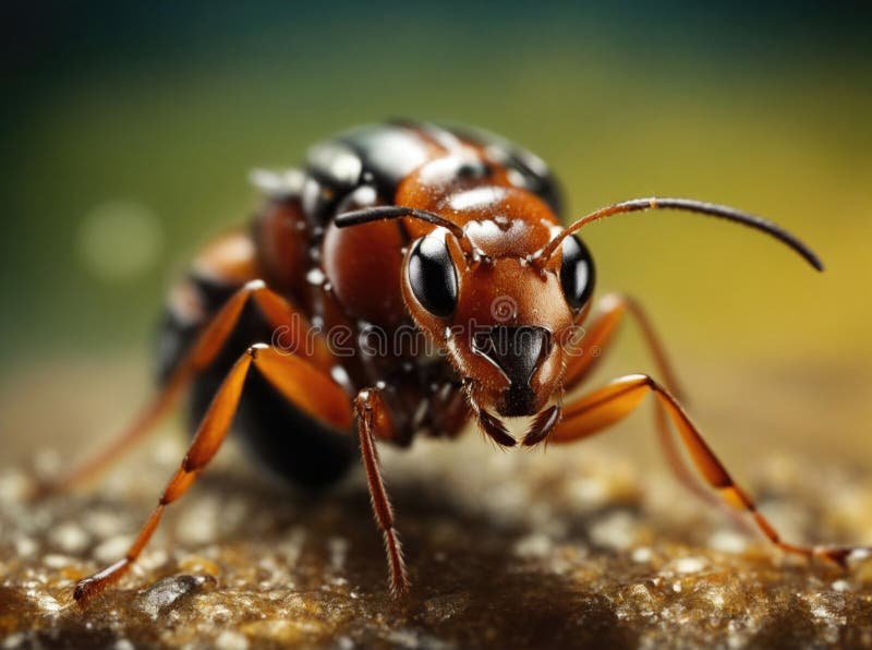 AI Generated Illustration of an Insect with Long Antennae Crawling on ...