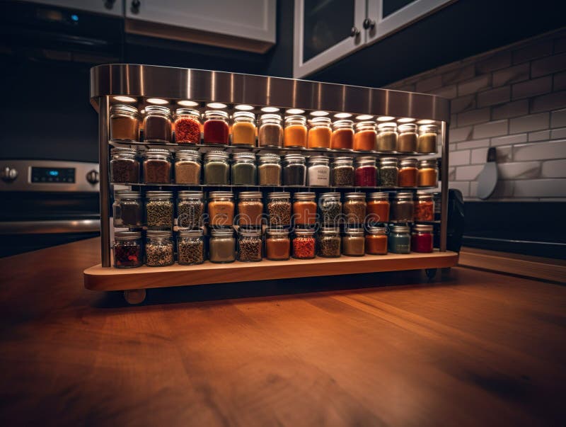 AI Generated Illustration of a Kitchen Countertop Featuring an ...