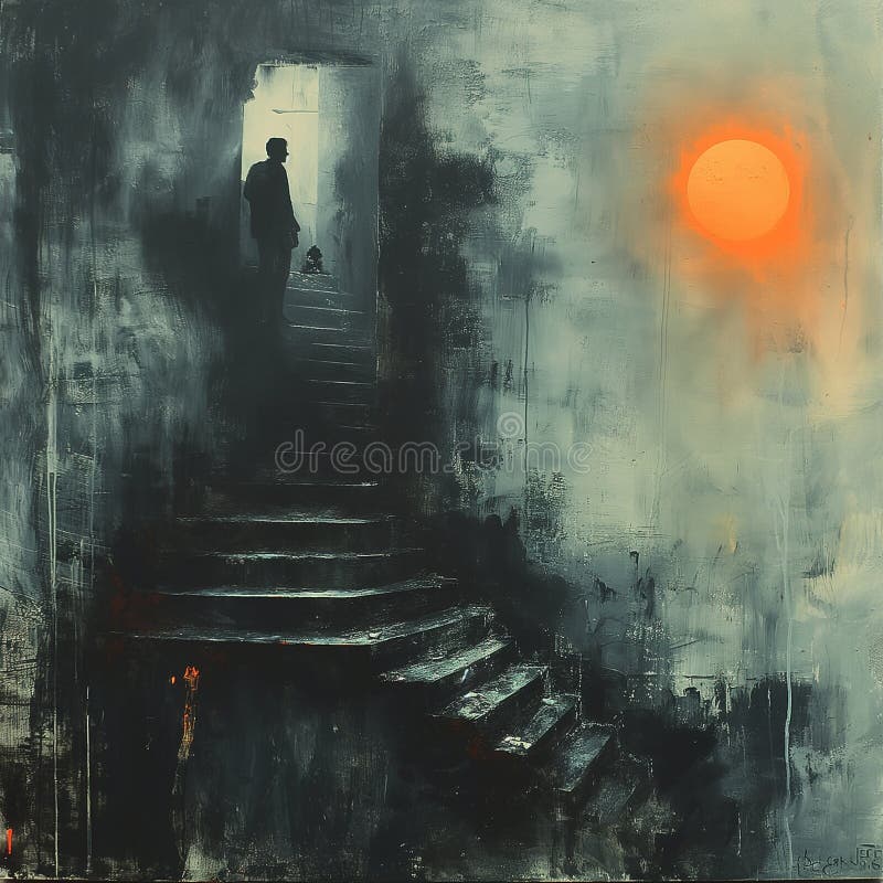 AI Generated Illustration of a Liminal Space Stock Image - Image of ...